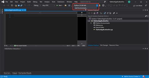 Create Python Application