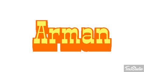 Arman Name Animated  Logo Designs