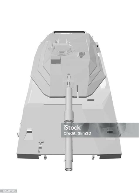 군사 개념에 대한 격리된 벡터 이미지입니다 군용 탱크 군사 장비 현실적인 탱크의 청사진 산업 도면 다각형 스타일의 전쟁 차량 벡터 그림입니다 3d Minuteman