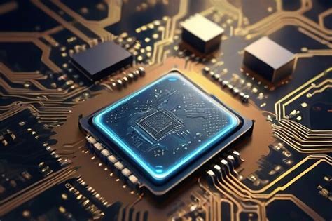 Premium Photo Technology Circuit Processor Innovation Network Concept