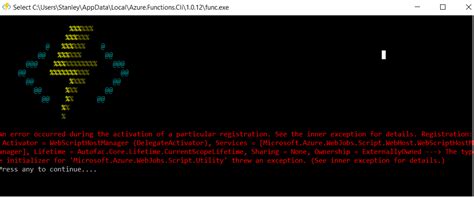Can T Debug Azure Function Visual Studio 2017 Stack Overflow
