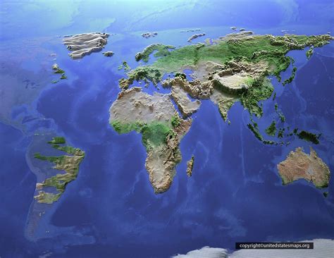 Earth Map 3d 3d Map Of The Earth [printable Pdf]
