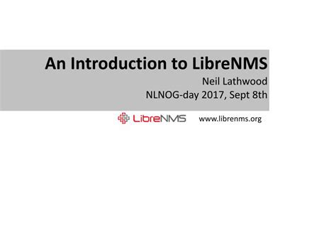 Pdf An Introduction To Librenms Stichting Nlnog · Pdf Filean Introduction To Librenms Neil