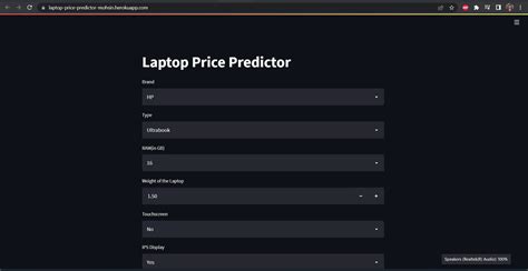 GitHub Aimldlds Laptop Price Predictor