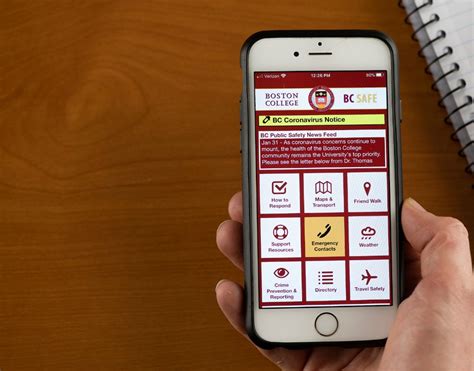 Boston College Launches Mobile Bc Safe App