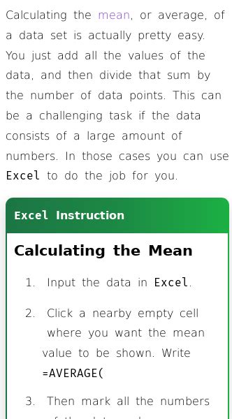 Central Tendency And Dispersion In Excel Statistics