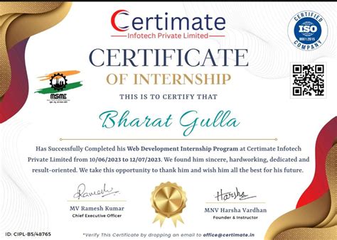 gulla bharat venkat kumar on linkedin excited to share that i recently completed a web