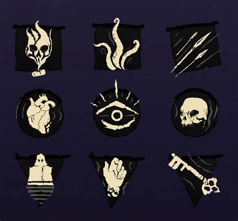 Grimlocke Cthulhu Rpg Game Ui Icons Christian Blanche On Artstation At Artstation