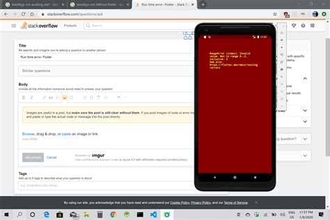 Dart Error With Displaying Message After Quiz Ends Flutter Stack Overflow