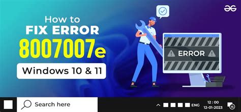 How To Fix 8007007e Error In Windows 10 And 11 Geeksforgeeks