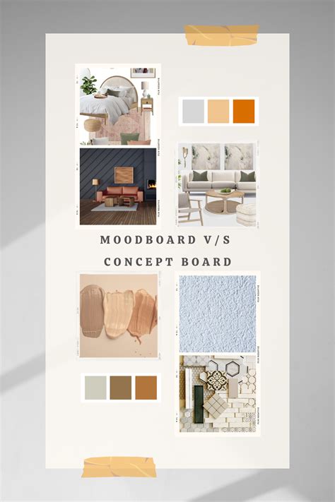 Difference Between Mood Board And Concept Board Interior Design Concepts Interior Design Mood