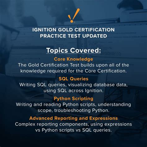 The Practice Test For The Ignition Gold Certification Just Received A Major Update 📣 It Is A