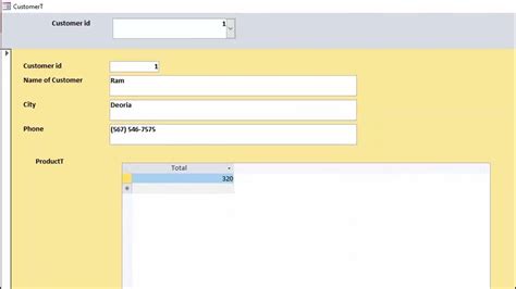 create report according to customer id in microsoft access computerexcelsolution youtube