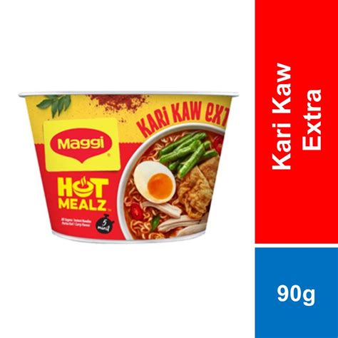 Maggi Hot Mealz Kari Kaw Extra 90g Shopee Malaysia