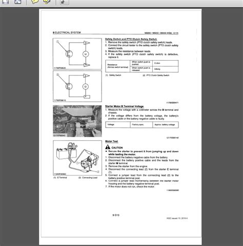 Kubota M6800 M8200 M9000 Workshop Manual