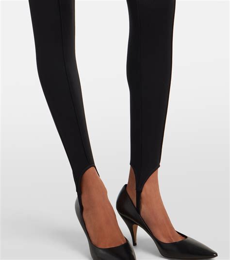 Caserta High Rise Stirrup Leggings In Black The Frankie Shop Mytheresa