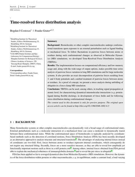 Surface And Interface Analysis Template Wiley