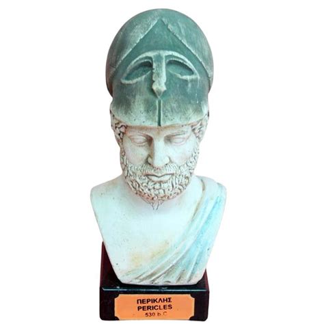 Pericles Small Bust Figurine Athens Golden Age General Acropolis P
