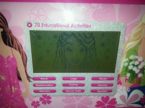 Barbie Lot Barbie B Smart Laptop Computer Wmouse And Disney Barbie