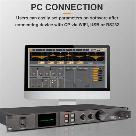 Shenndare 전문 디지털 오디오 프로세서 32 비트 Dsp 7 밴드 Eq 이퀄라이저 와이파이 Usb 사운드 효과 지원 8 인 8 아웃 A808