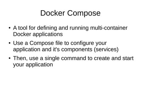 An Introduction To Docker Ppt