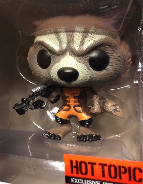 Funko Rocket Raccoon Hot Topic Exclusive Pre Release Pop Vinyl Marvel Toy News