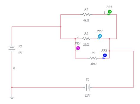 Voltage In Parallel Circuit Multisim Live