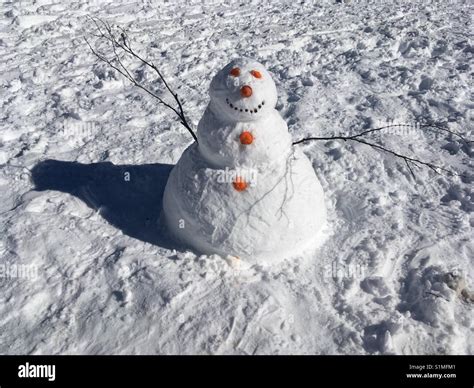 Do You Wanna Build A Snowman Stock Photo Alamy