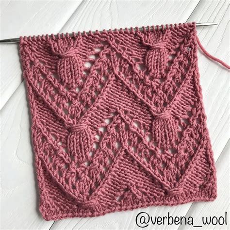 Узор спицами для джемпера