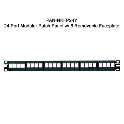 Panduit NetKey Modular Face Panel Cableorganizer Com