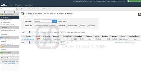 editing a cpanel account in whm xeonbd blog