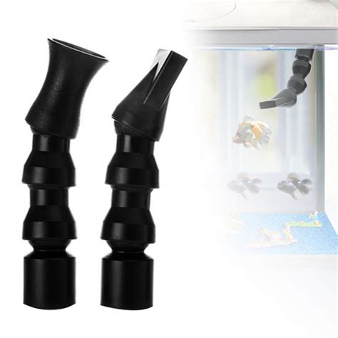 mirror water flow accelerator flat duckbill shape 360 degree rotation