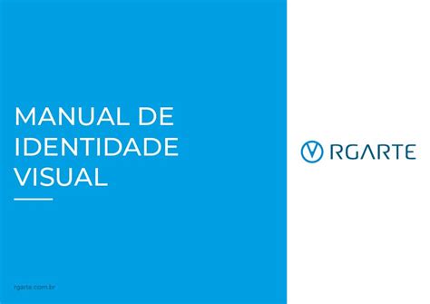 Criação De Manual De Identidade Visual Guia De Identidade Visual