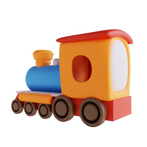 3d Illustration Toy Train 14473898 Png