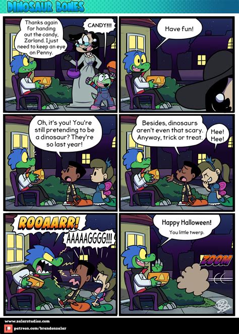 Dinosaur Bones Trick Or Treat By Jurassiczalar On Deviantart