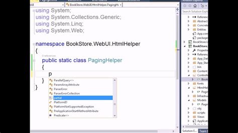 59 Asp Net Mvc Course Bookstore Real Application Adding The Html Helper Method Youtube