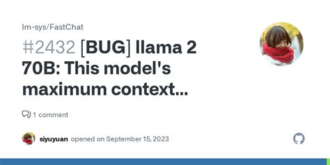 [bug] llama 2 70b this model s maximum context length is 2048 tokens