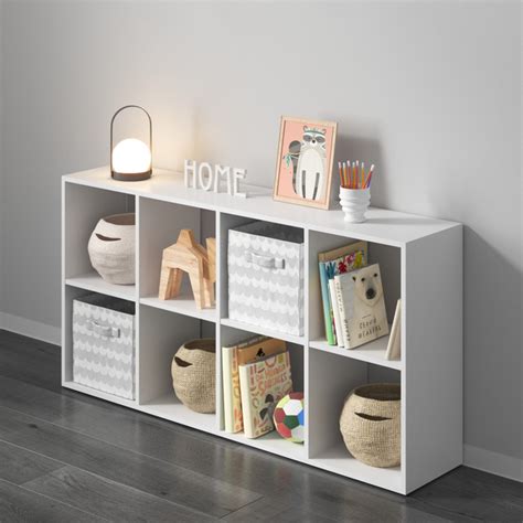 Полка Vays для книг стеллаж на 8 ячеек M 10 Венге Темный купить онлайн на Rozetka