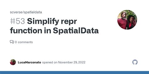 Simplify Repr Function In SpatialData Issue 53 Scverse Spatialdata