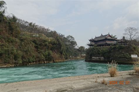 都江堰飞沙堰壮观 天府摄影 天府社区