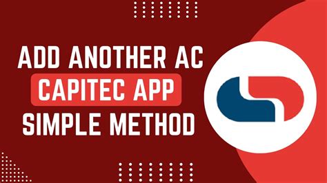 How To Add Another Account On Capitec App Updated Youtube