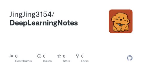 GitHub JingJing DeepLearningNotes