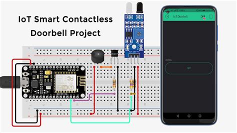 Contactless Smart Doorbell Using Esp8266 And Blynk Iot Projects Ideas
