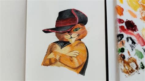 як намалювати кота в чоботях Ravlyk