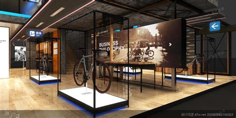 自行车展台 设计兵团展台模型3d模型展台展厅舞美效果图 设计兵团展览设计展示设计舞美设计展厅设计空间博物馆设计展会
