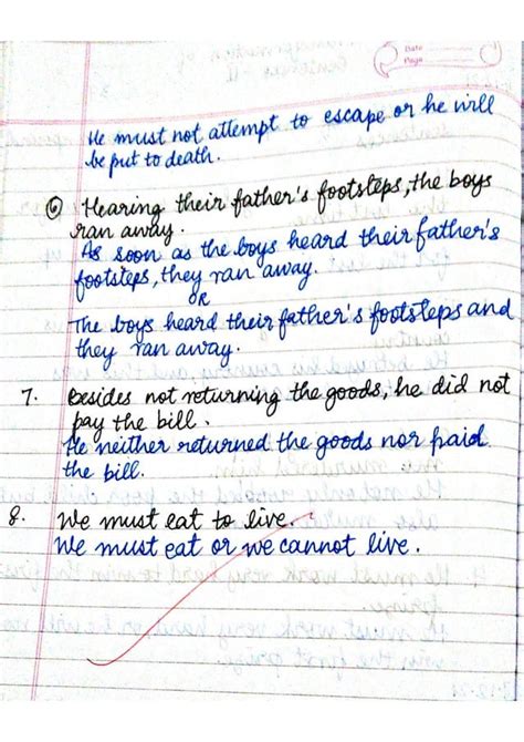 ICSE English Language Class X Handwritten Notes PDF Education