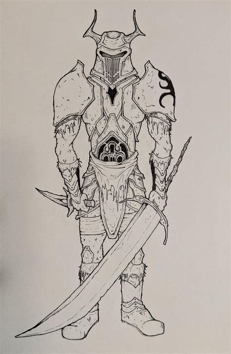 A Doom Knight I Drew Rcharacterdesigns