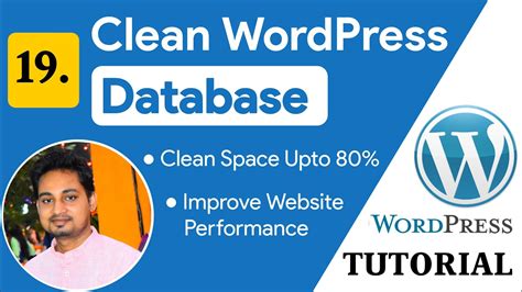 How To Clean Your Wordpress Database 2024 How To Optimize Wordpress Database Youtube