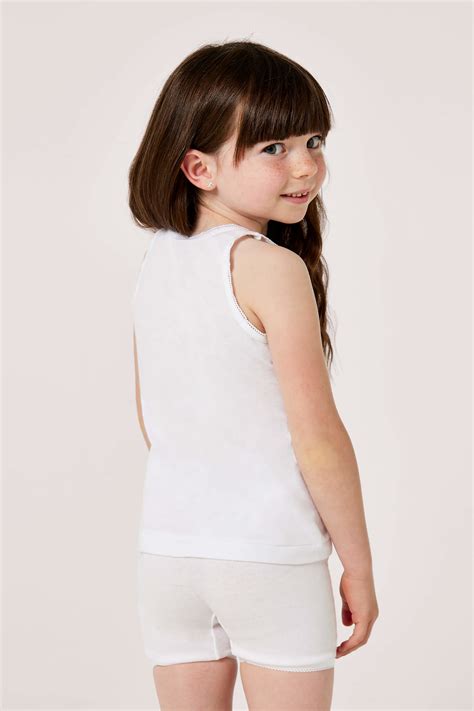 طقم داخلي بناتي بأحزمة كتف عريضة