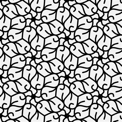 Premium Vector Vector Seamless Pattern With Intertwine Flower
